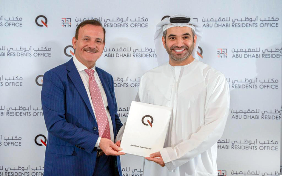 Q Holding Signs a Strategic Agreement with Abu Dhabi Residence Office ...