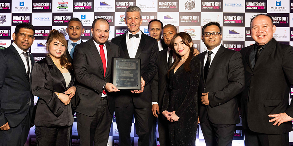 Bab Al Qasr Hotel Took Home Two Recognitions at the What’s On Awards 2023 - Pan Time Arabia