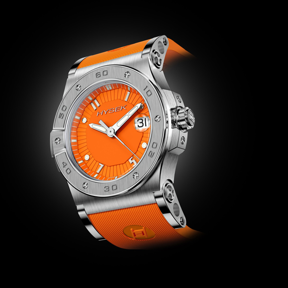 Abyss «H» in Titanium from Hysek.. A testament to timeless elegance and ...