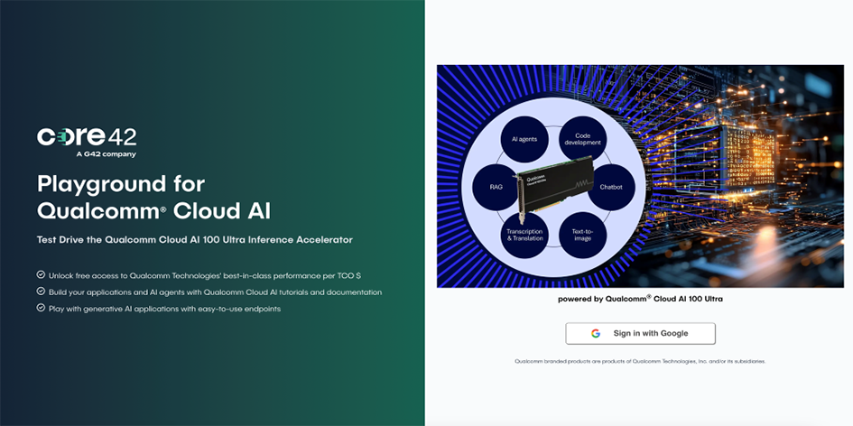 Core42 Launches an AI Developer Playground for AI Inference-as-a ...